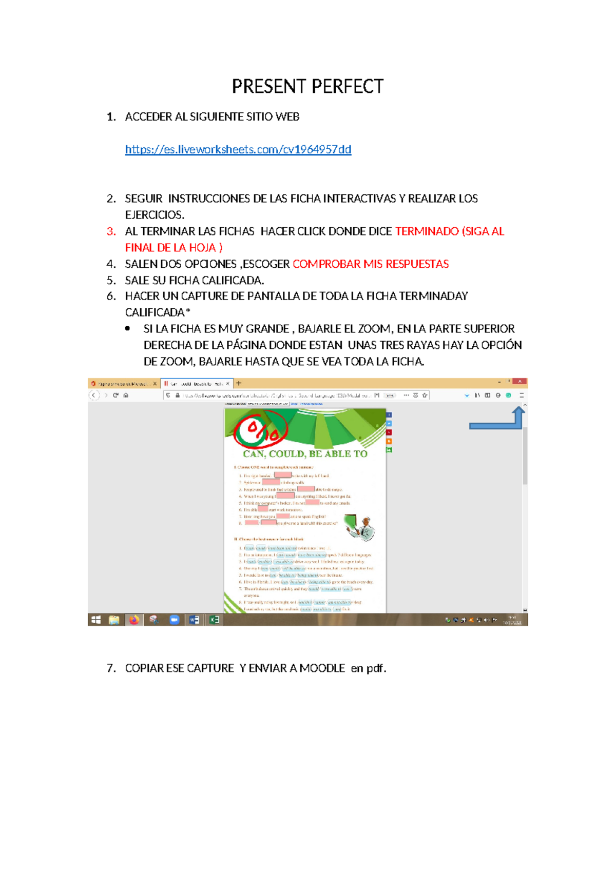 TASK 6 Graded - PRESENT PERFECT 1. ACCEDER AL SIGUIENTE SITIO WEB es ...