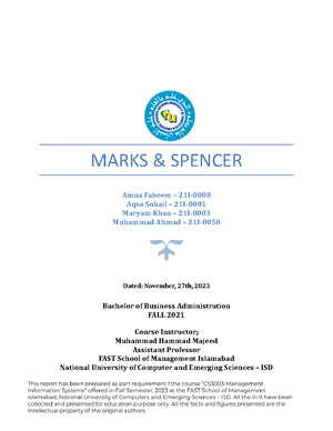 MIS project slides - notes - management information system - Studocu