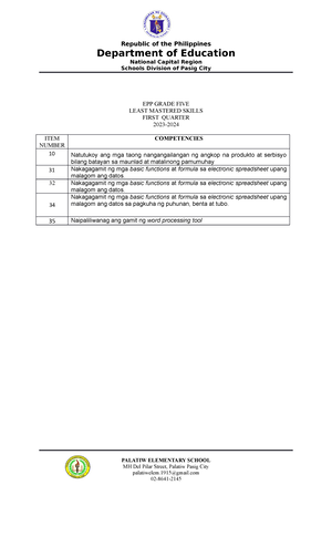 School-feedback-form - Republic of the Philippines Department of ...