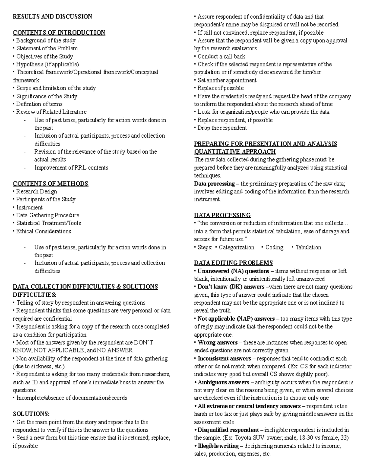 Results and Discussion - Business Research - RESULTS AND DISCUSSION ...
