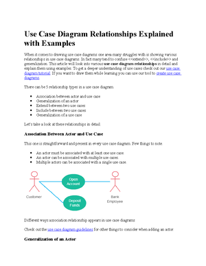 Module 3.1- Introduction to UML diagrams – Use case diagrams, Class ...