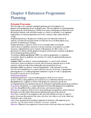 Chapter 5 Extension System in India Pre Independence Era - Rural ...