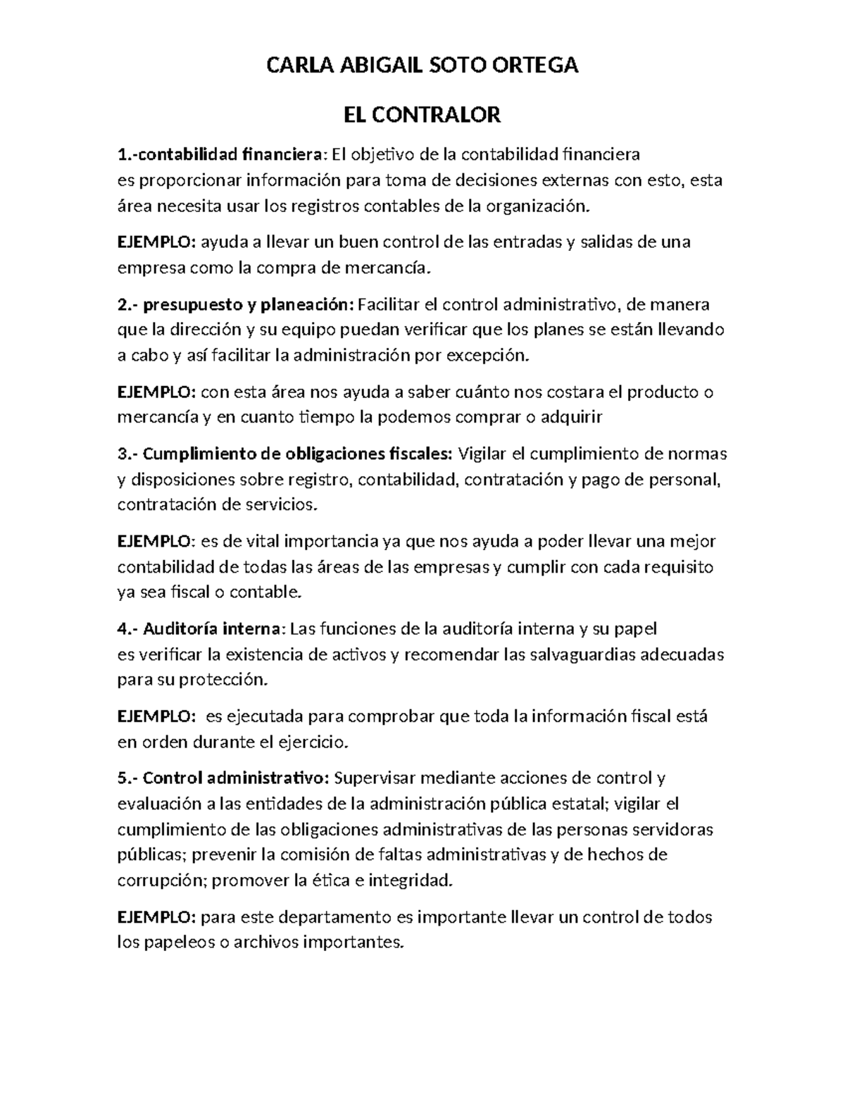 EL Contralor - CARLA ABIGAIL SOTO ORTEGA EL CONTRALOR 1.-contabilidad ...
