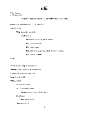 CS 305 Project One - PJ one - Artemis Financial Vulnerability Assessment Report Table of ...
