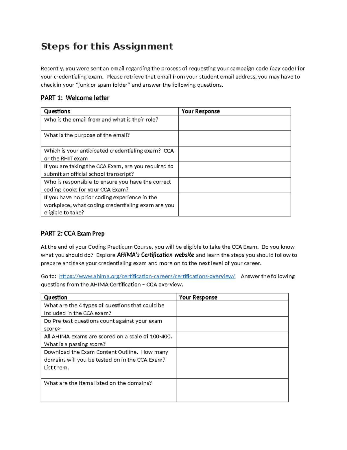 CCA Certification Exam, Date for PC or FS Form - Steps for this ...