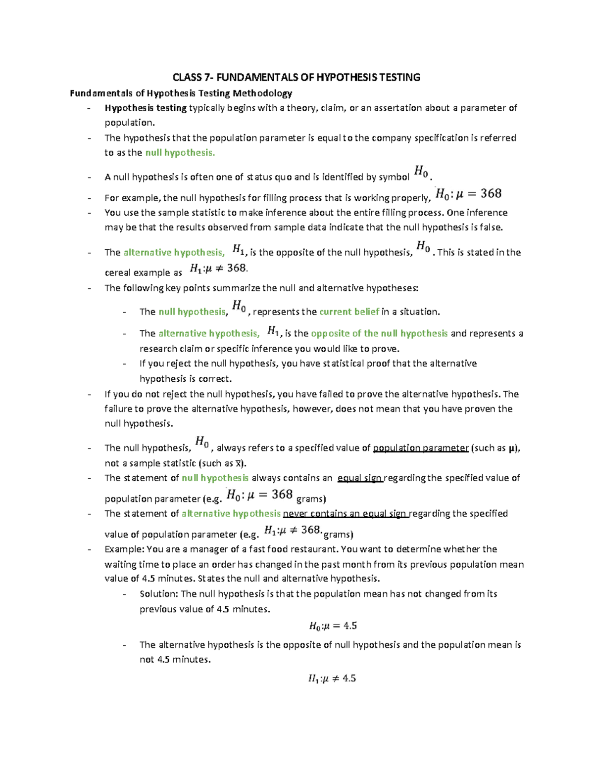 QMS210 Module 1 - Chapter 2 Stats for class, sorry about this lmao ...