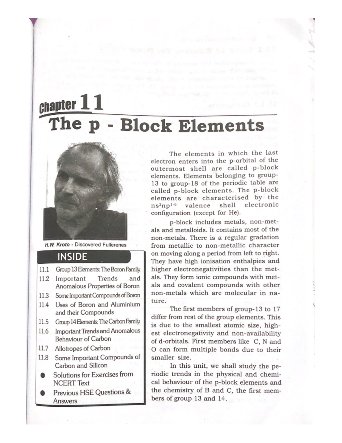 The p - block elements - Lecture not - chemistry - Studocu