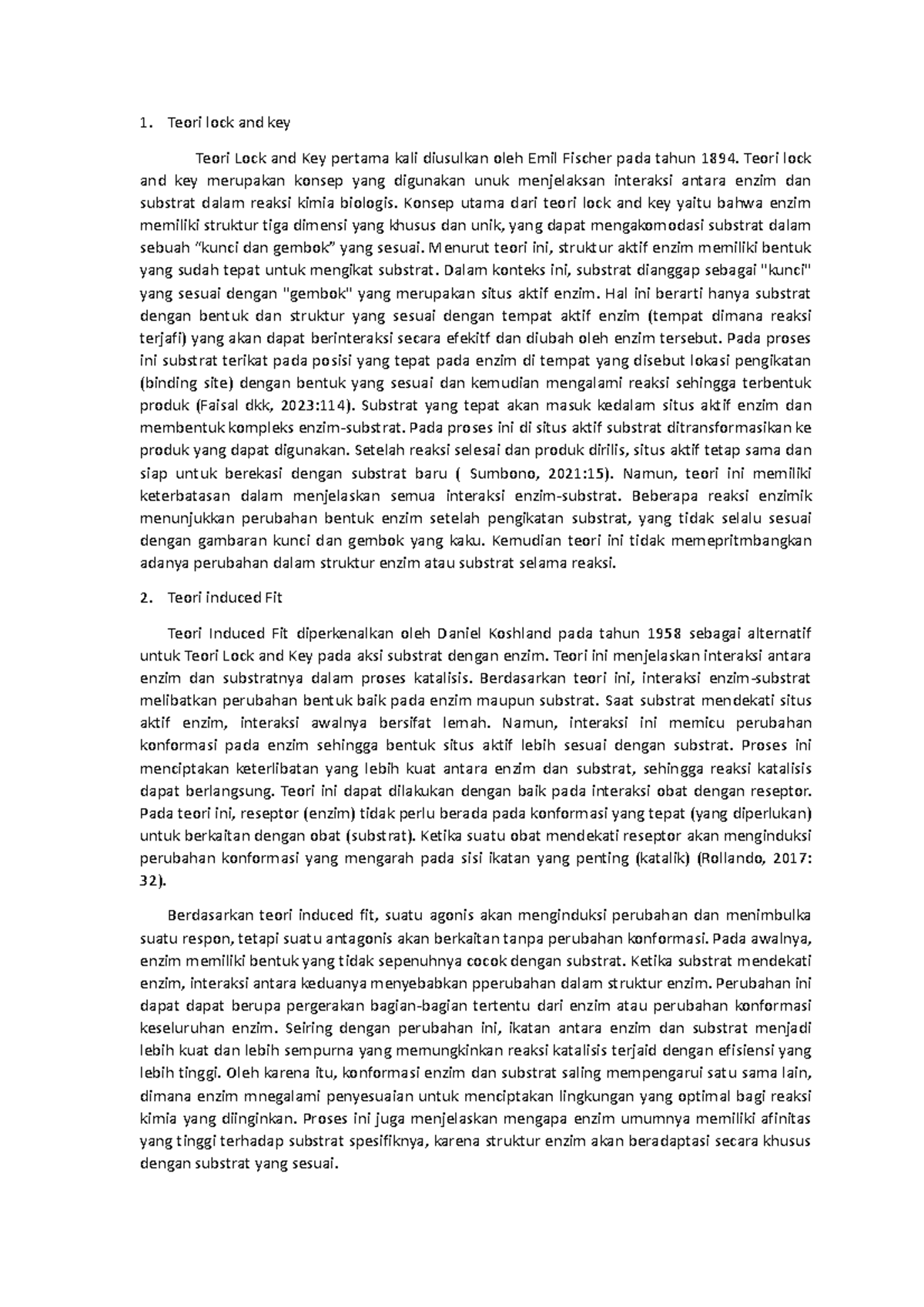 Mekanisme kerja enzim - Teori lock and key Teori Lock and Key pertama ...