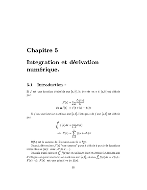 Série 2 - Algorithme et Analyse numérique - Algorithmique et ...