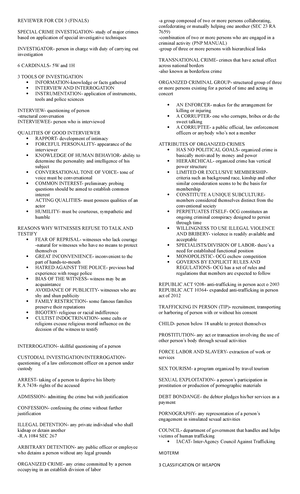 LEA 1 Definition OF Terms - POLICE ORGANIZATION AND ADMINISTRATION (LEA ...