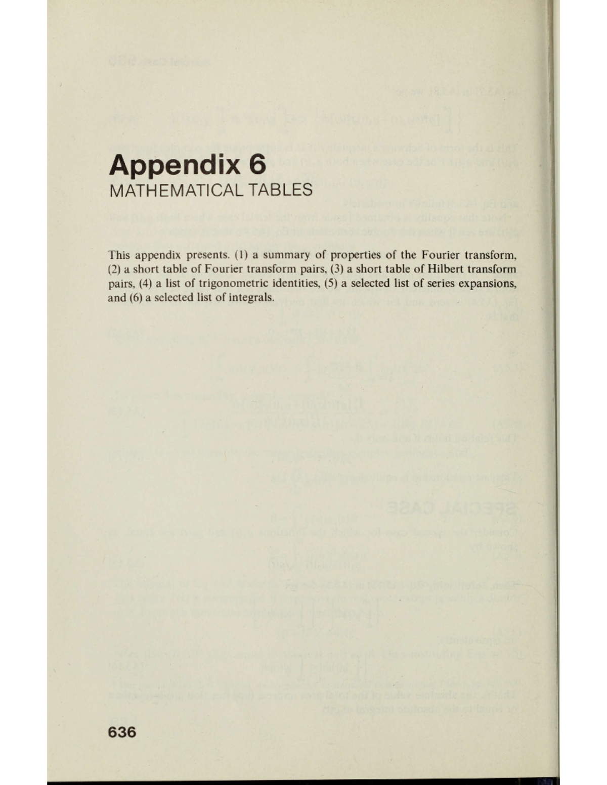 Math Ref Tables Com Sys 2024 - Appendix 6 MATHEMATICAL TABLES This appendix presents. (1) a ...