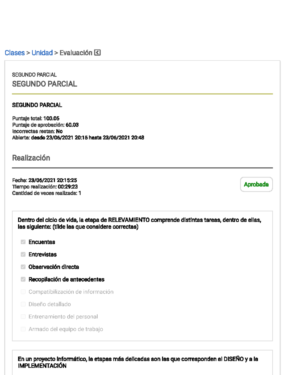 2do parcial sistemas administrativos - Studocu