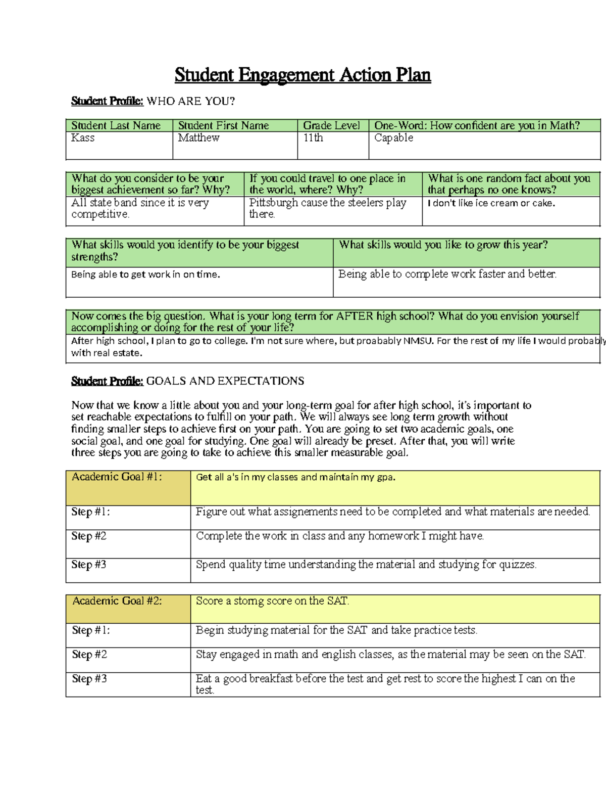 Student Engagement Action Plan MAIN ( - Student Engagement Action Plan ...