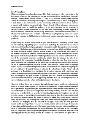 Sample Section B - Personal Journeys - Write a text that explores ideas ...