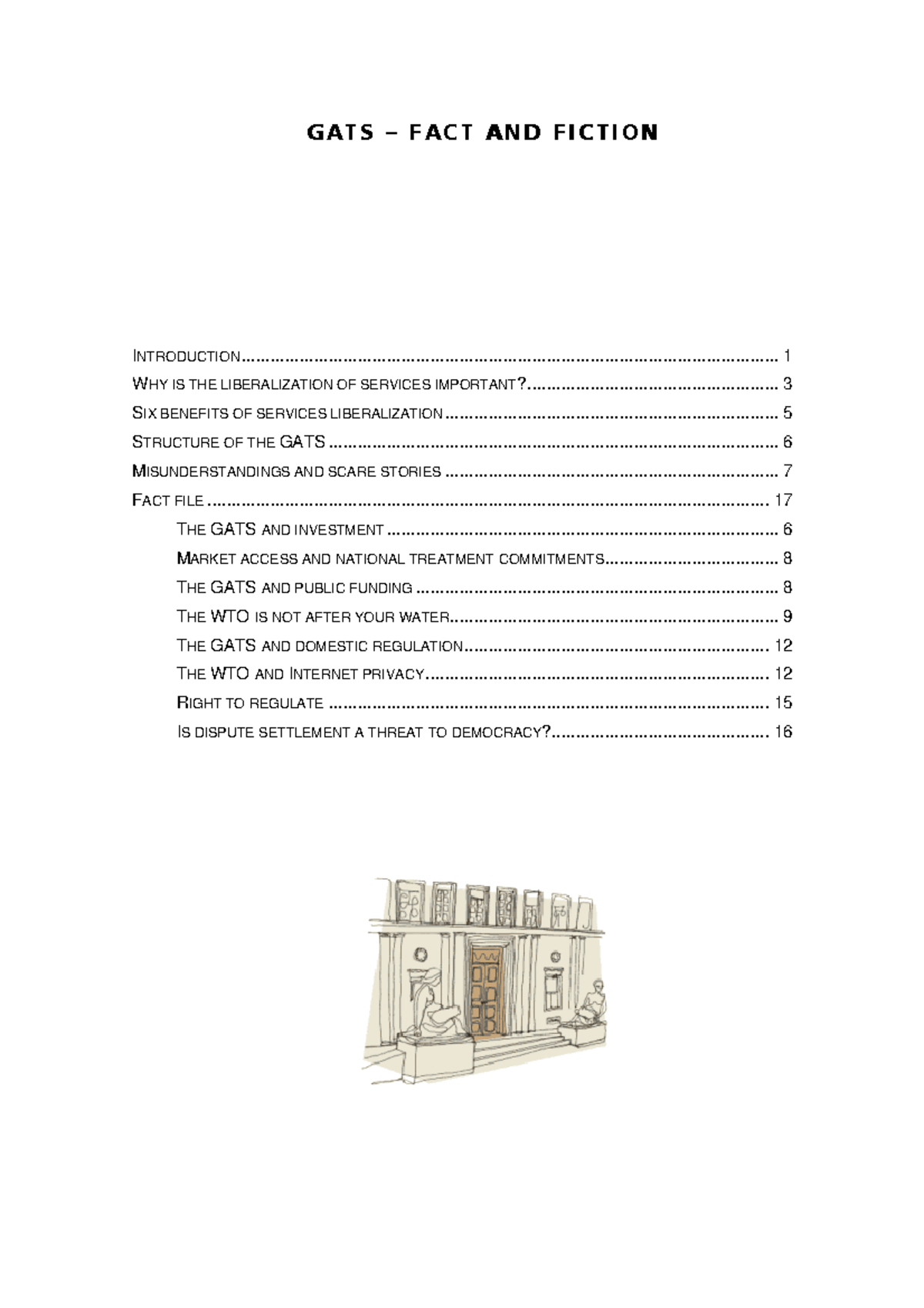 GATS Facts and fictions - G A T S – F A C T A N D F I C T I O NG A T S ...