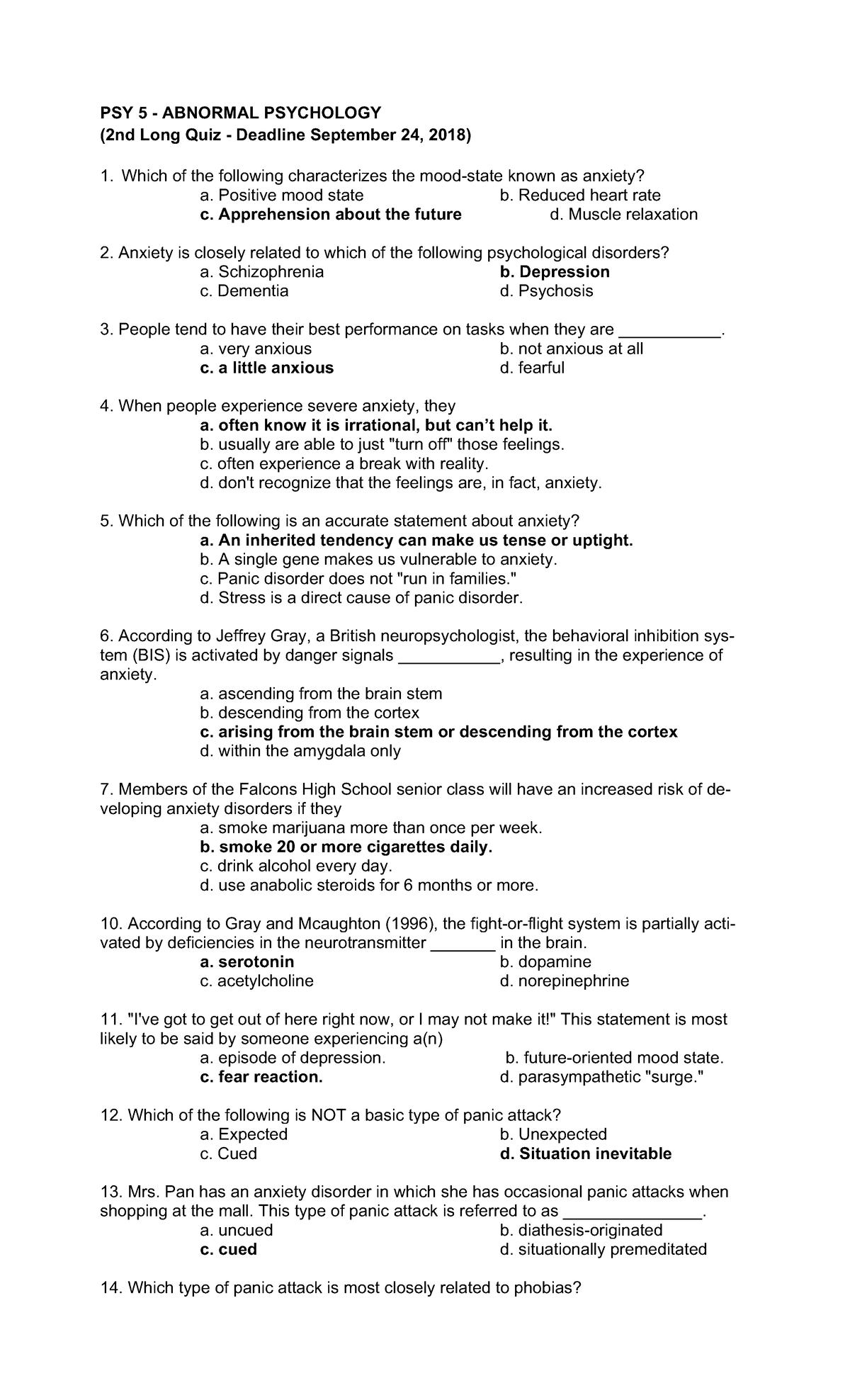 473268859-abpsy-reviewer - PSY 5 - ABNORMAL PSYCHOLOGY (2nd Long Quiz ...