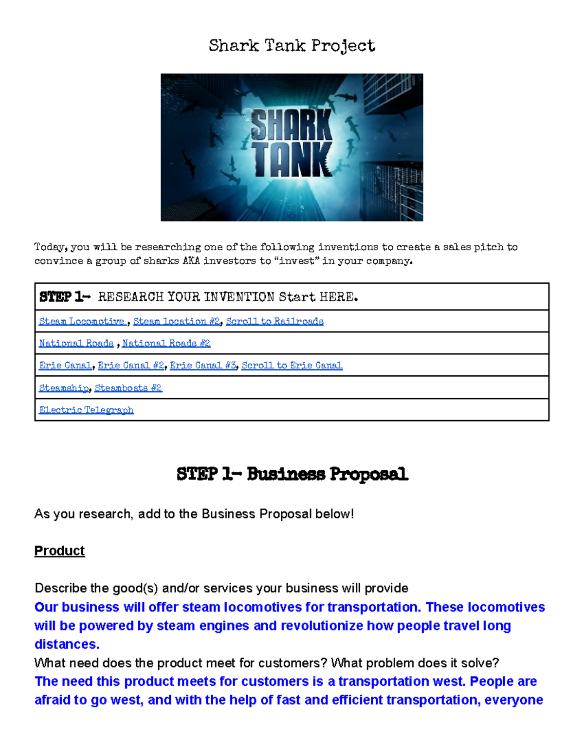 Uriel Fuentes-Industrial Revolution Shark Tank - Shark Tank Project ...