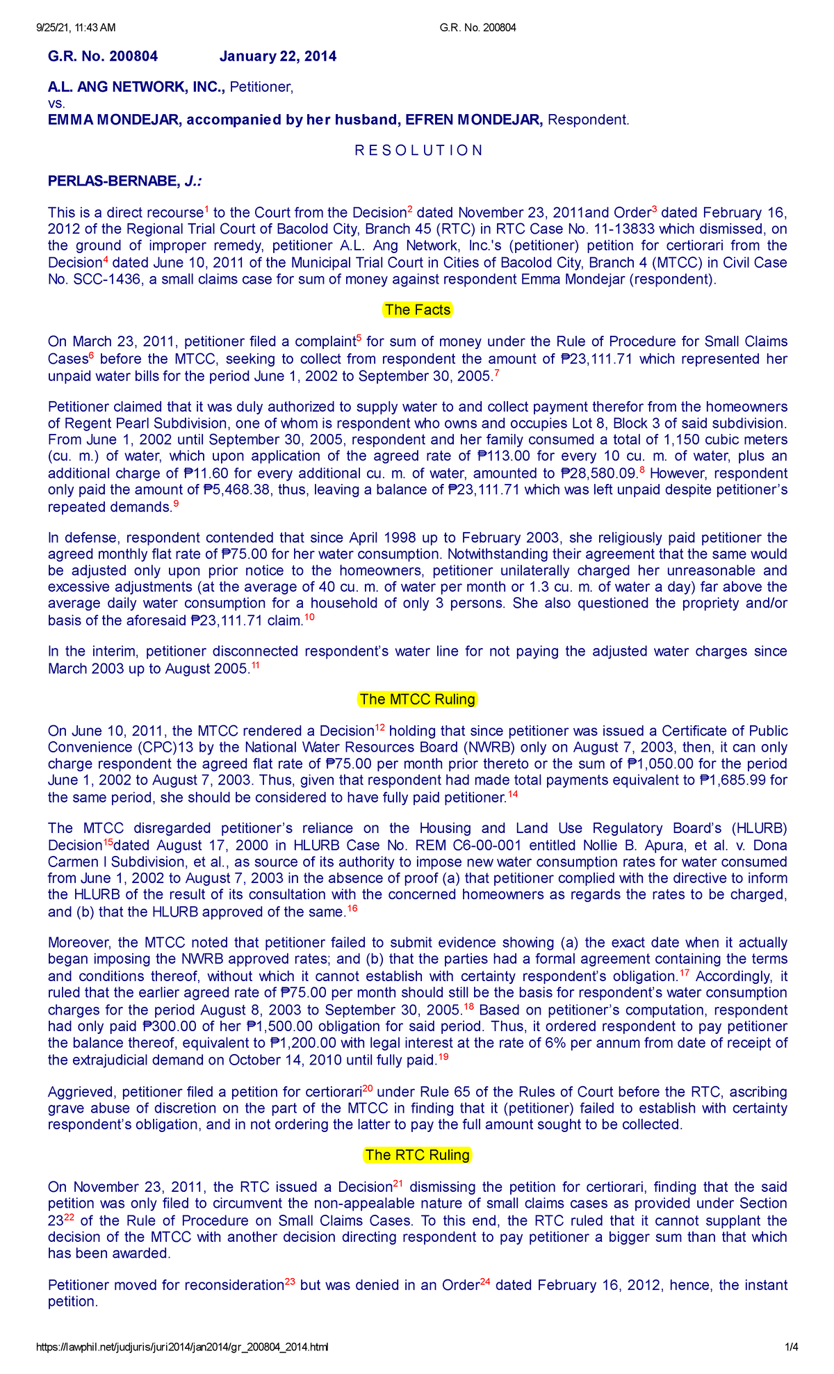 Al Ang vs Emma - Orginal case from ESCRA. ESCRA is a paid subscription ...