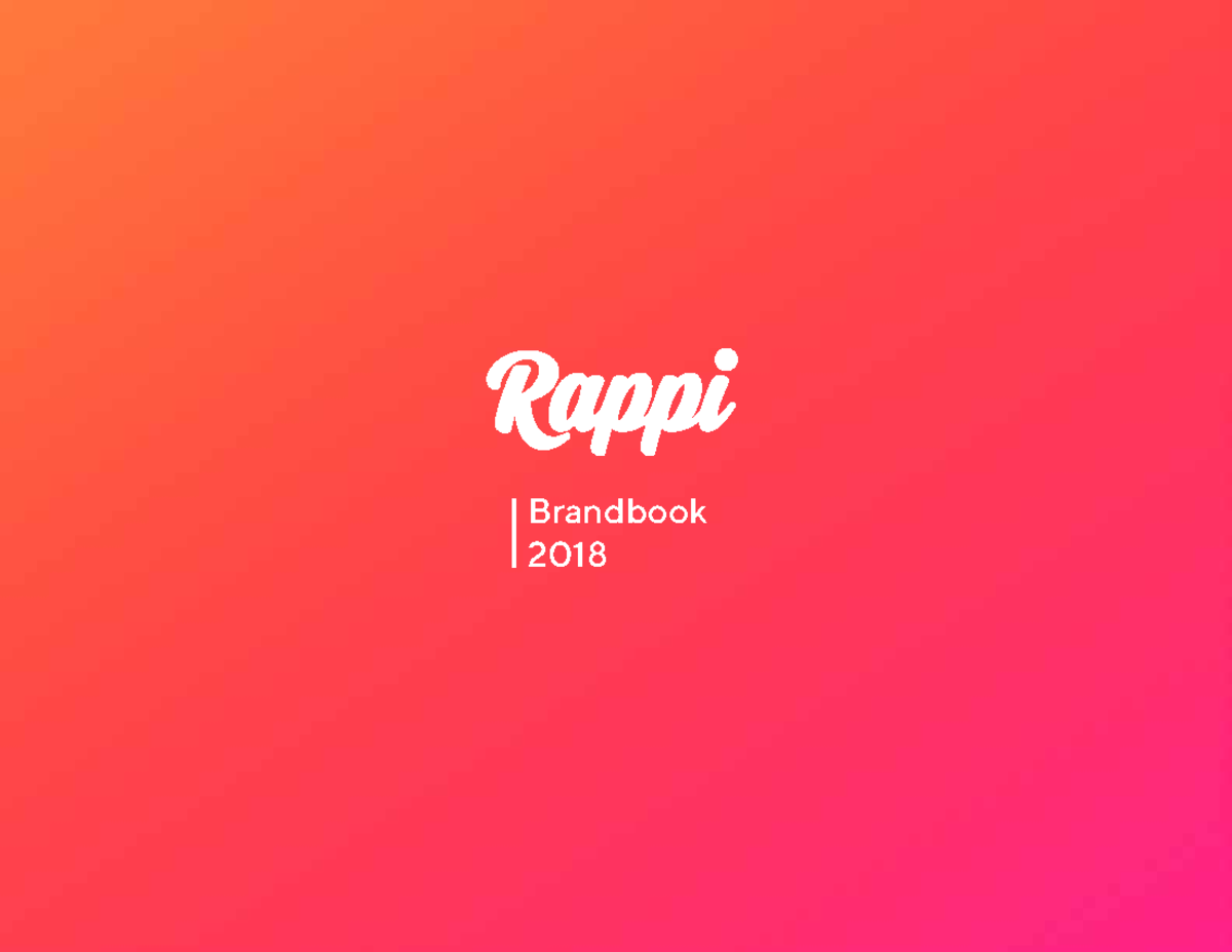 Brandbook - Rappi - TB2 - Brandbook 2018 Brandbook Rappi 2018 2 ...