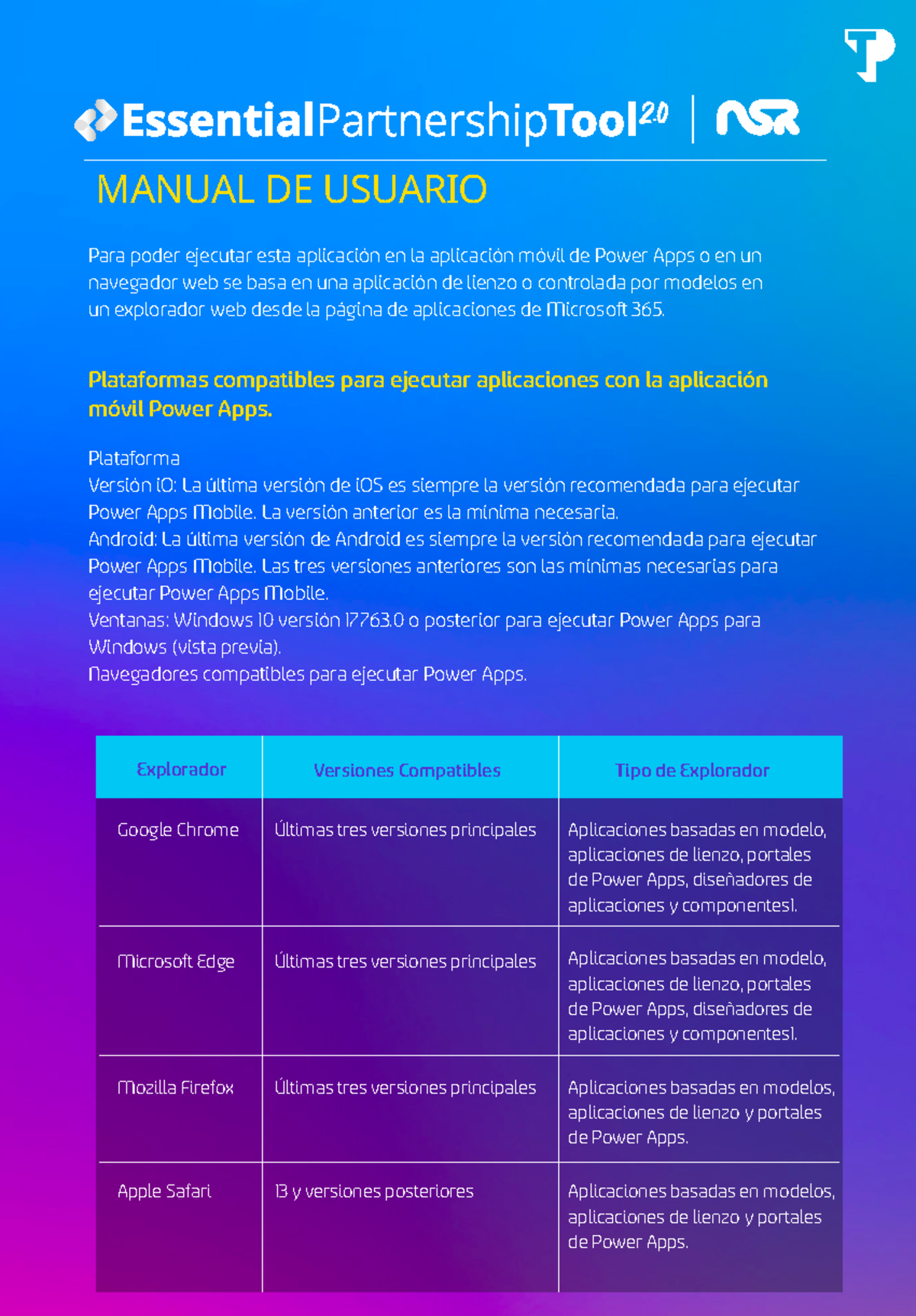 Manual EPT - ept - Para poder ejecutar esta aplicación en la aplicación ...