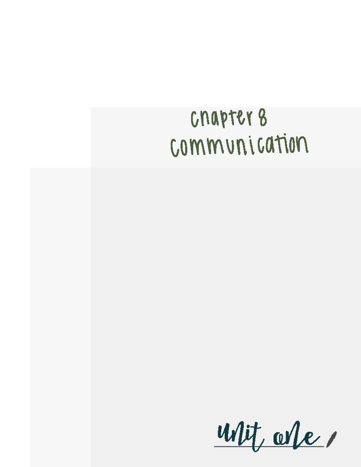 Chapter 8 Communication - ####### chapter 8 communication mail :B ...