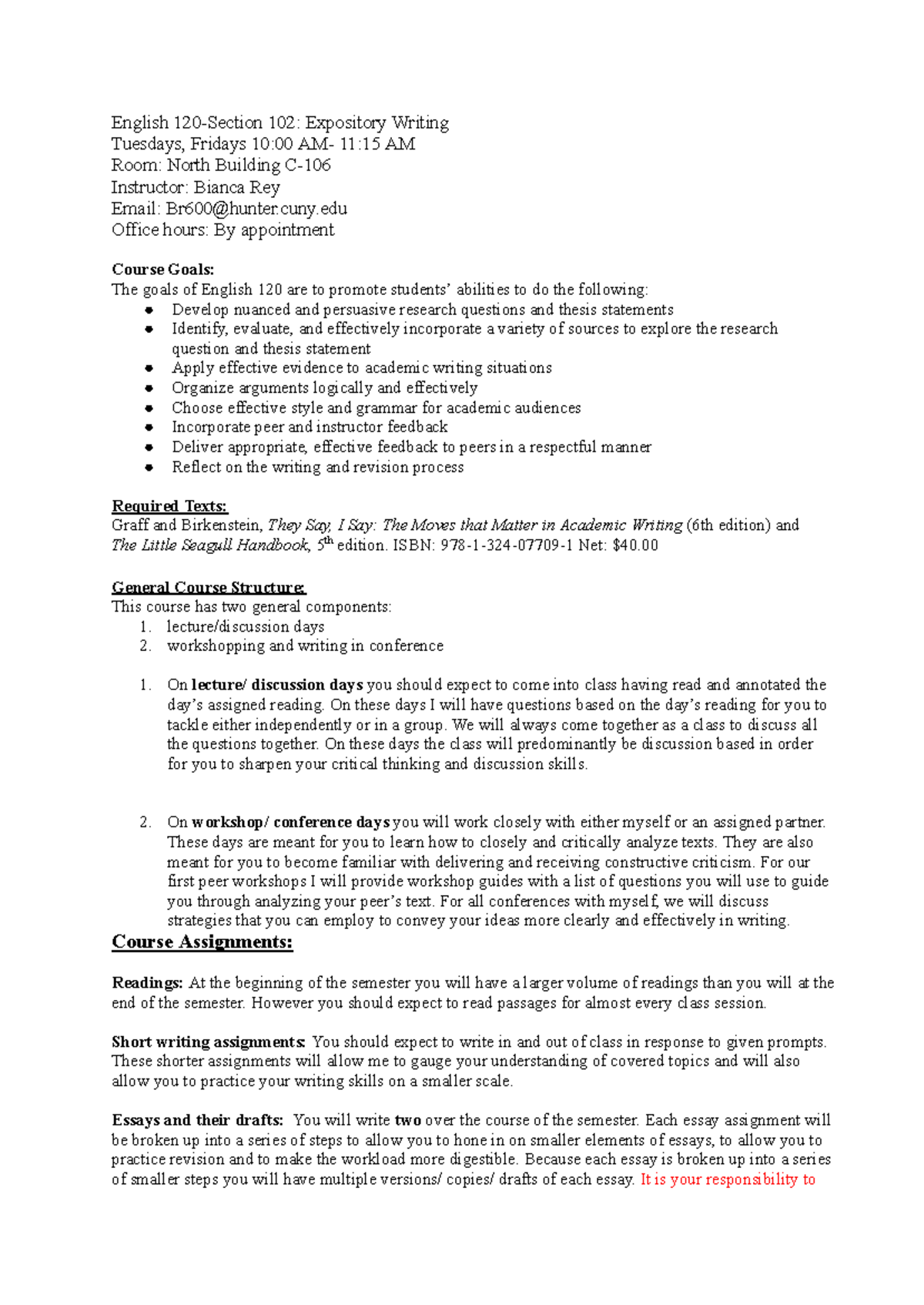 '24 Syllabus.... - English 120-Section 102: Expository Writing Tuesdays ...