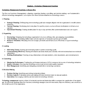 Handout Value Analysis and Value Innovation - Handout – Chapter # 13 ...