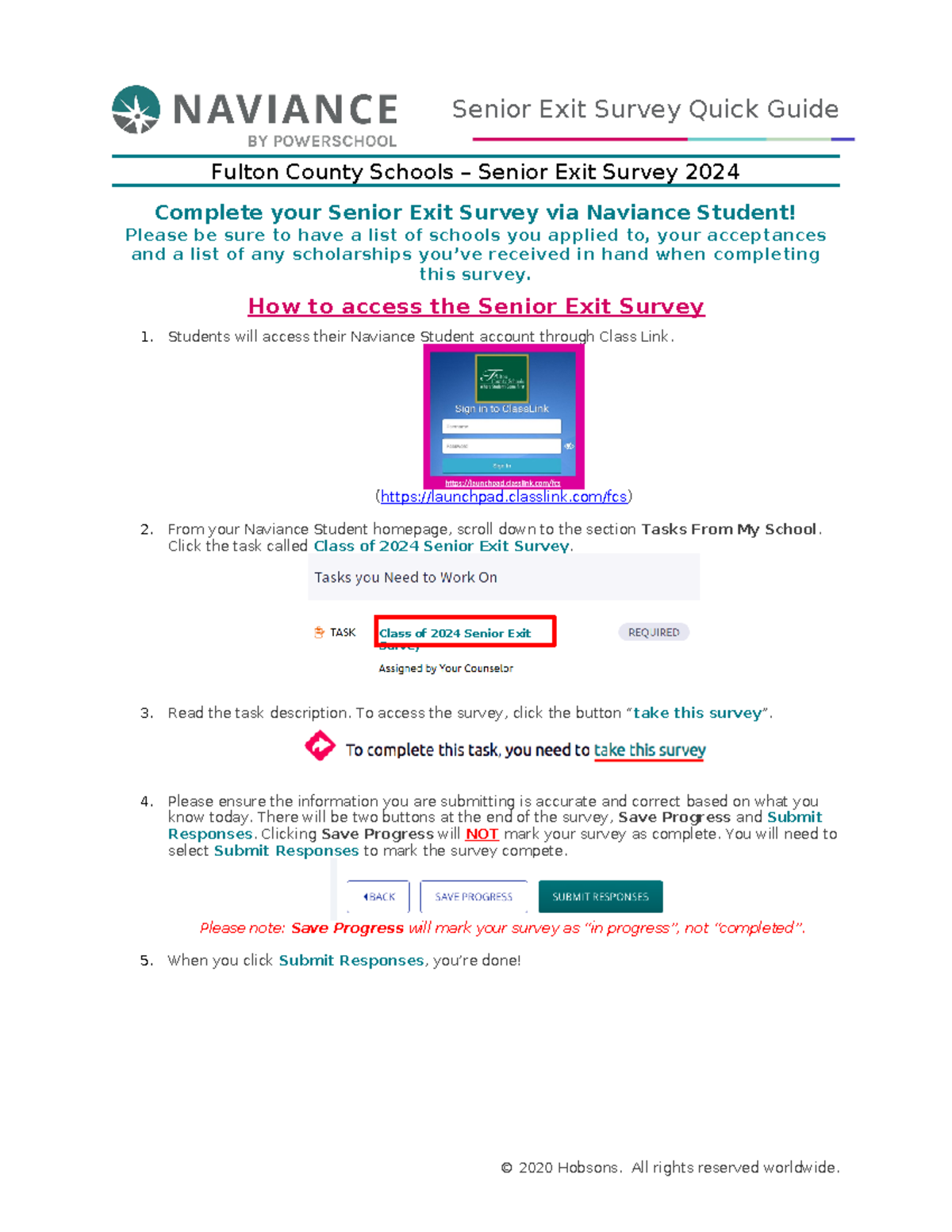 Senior Exit Survey Quick Guide 2024 - Senior Exit Survey Quick Guide ...