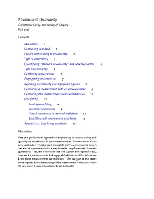 Lab 7 PHYS143 Report - Table of Contents Experiment 1: Lens Equation Objectives Calculations ...