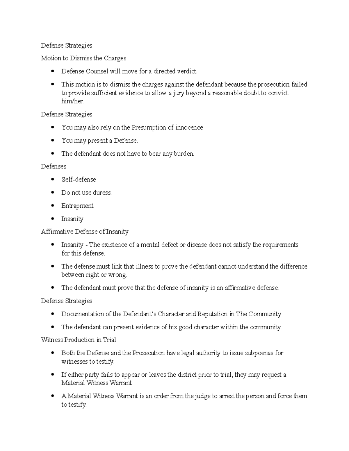 Criminal Justice Notes JURY Trial Police Process AND DUE Process Notes ...