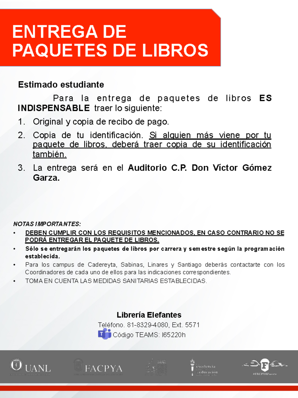 Libreria-2023-plantilla - Estimado estudiante Para la entrega de ...