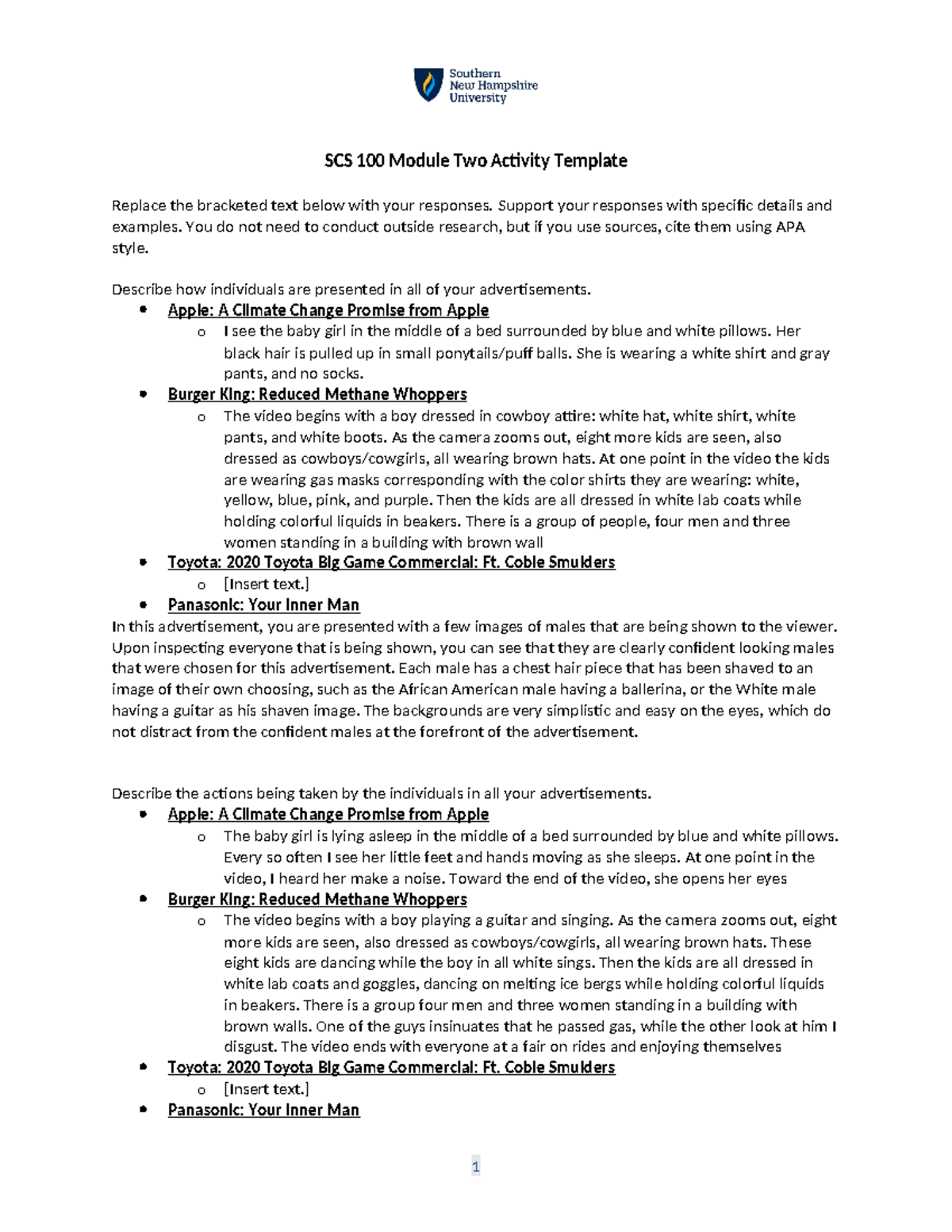 2-2scs100assignment - Enjoy! - SCS 100 Module Two Activity Template ...