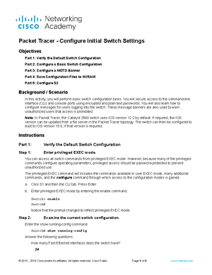 10.3.4 Packet Tracer - Connect a Router to a LAN - Addressing Table ...