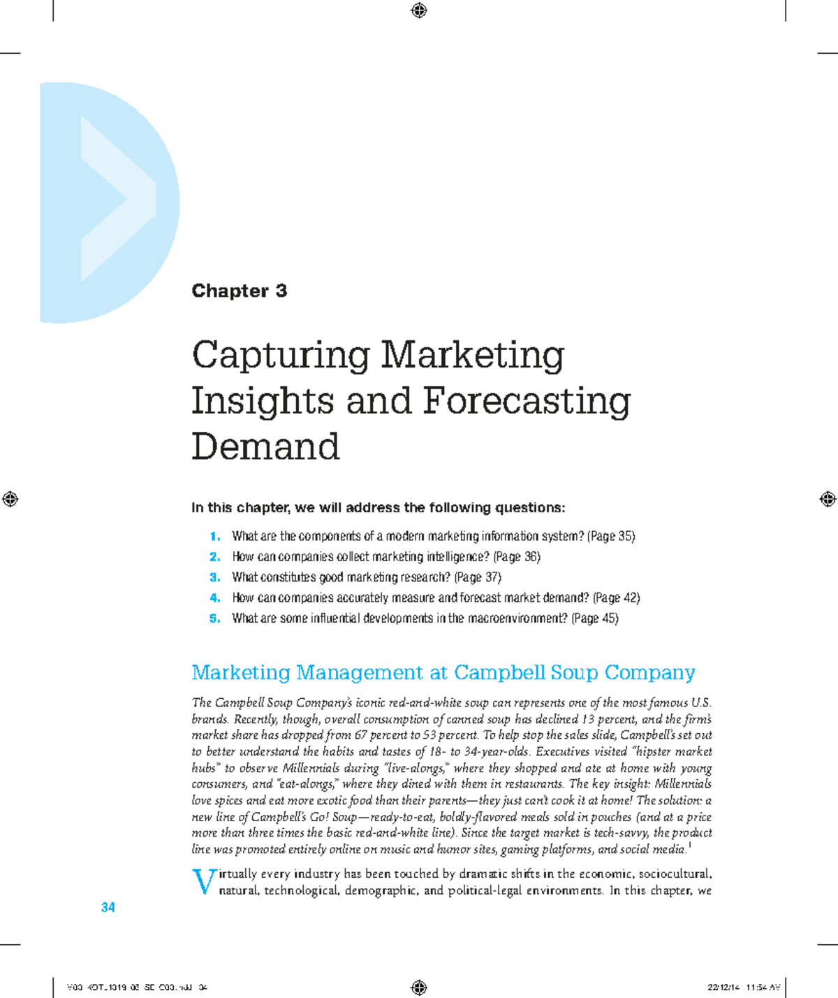 Chapter 3 capturing marketing insights and forecasting demand - 34 In ...