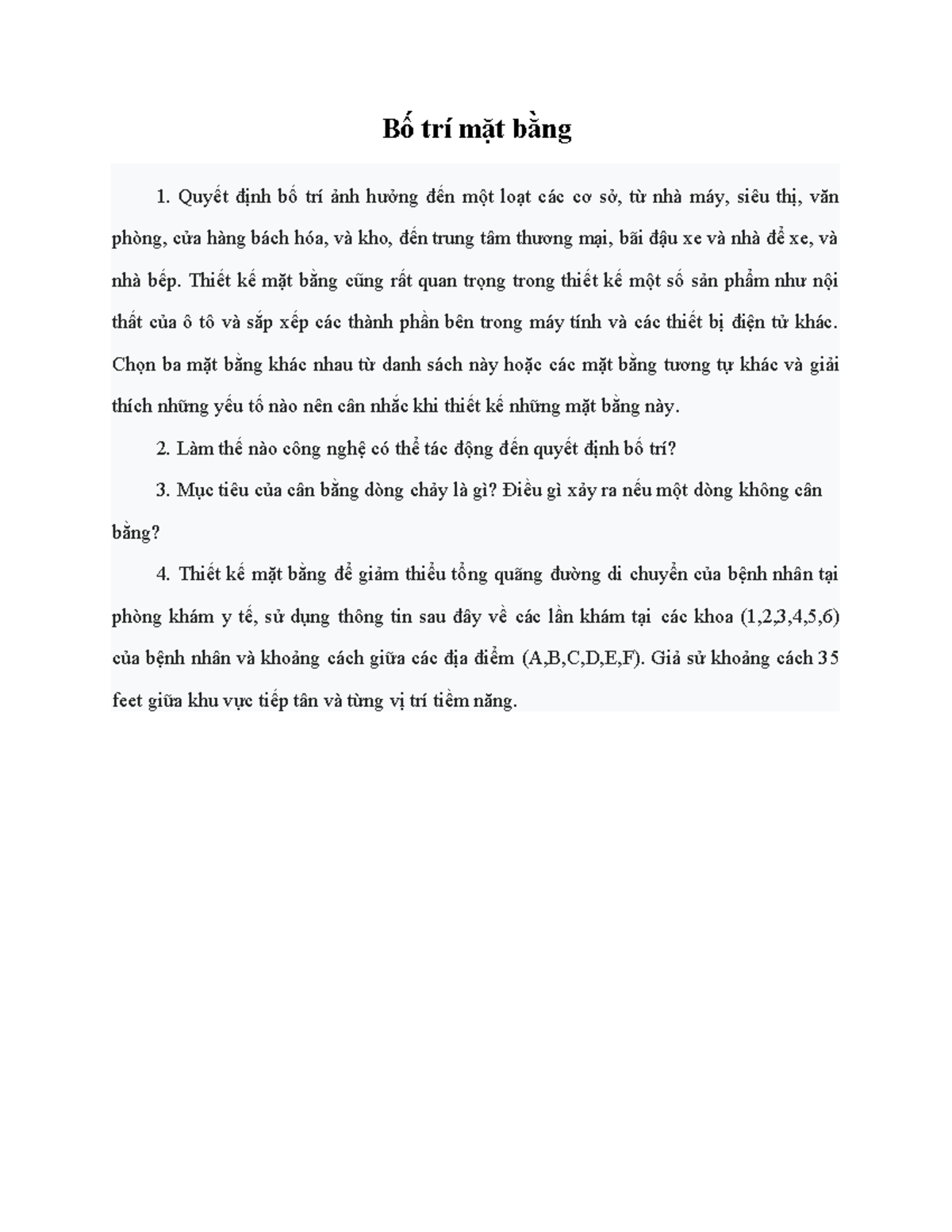 Bố trí mặt bằng - Hgfvb - Bố trí mặt bằng Quyết định bố trí ảnh hưởng ...