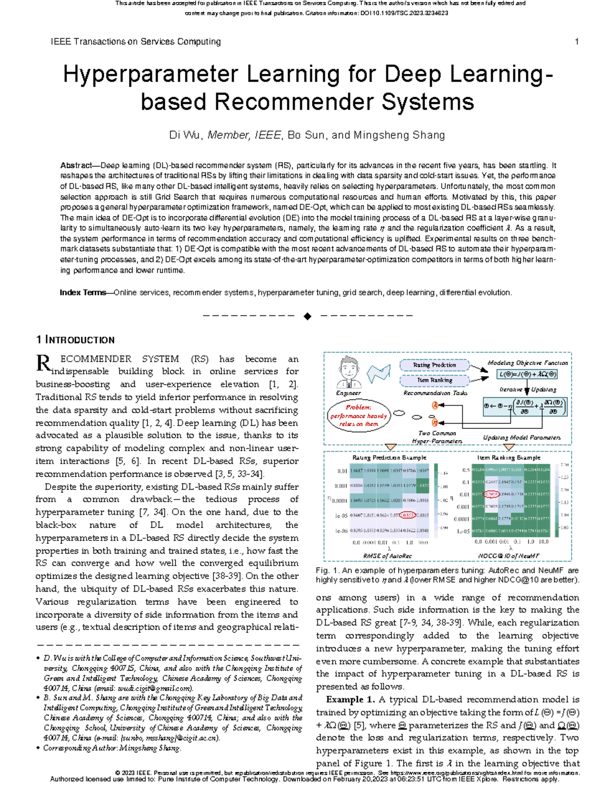 Hyperparameter Learning for Deep Learning-based Recommender Systems ... Hyperparameter Learning for Deep Learning-based Recommender Systems ...