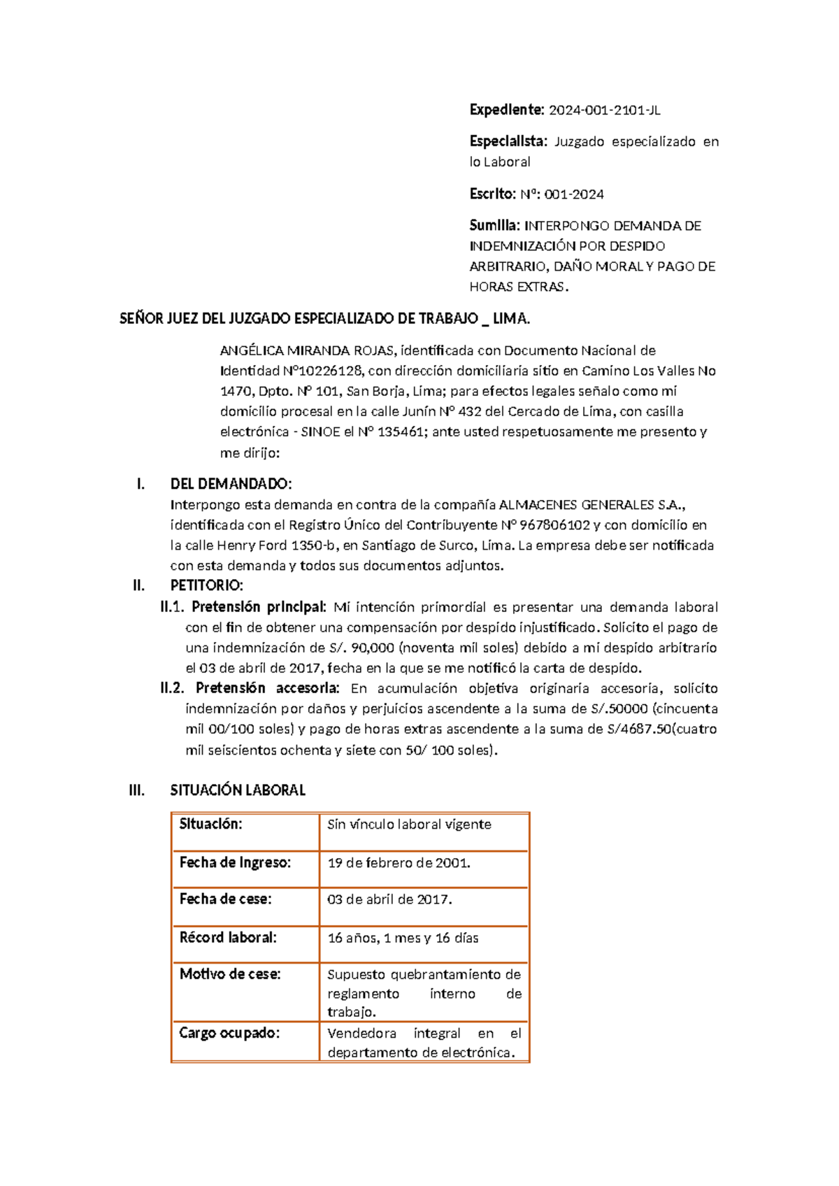 TA1 DPL Liato - TA 1 - Expediente: 2024-001-2101-JL Especialista ...