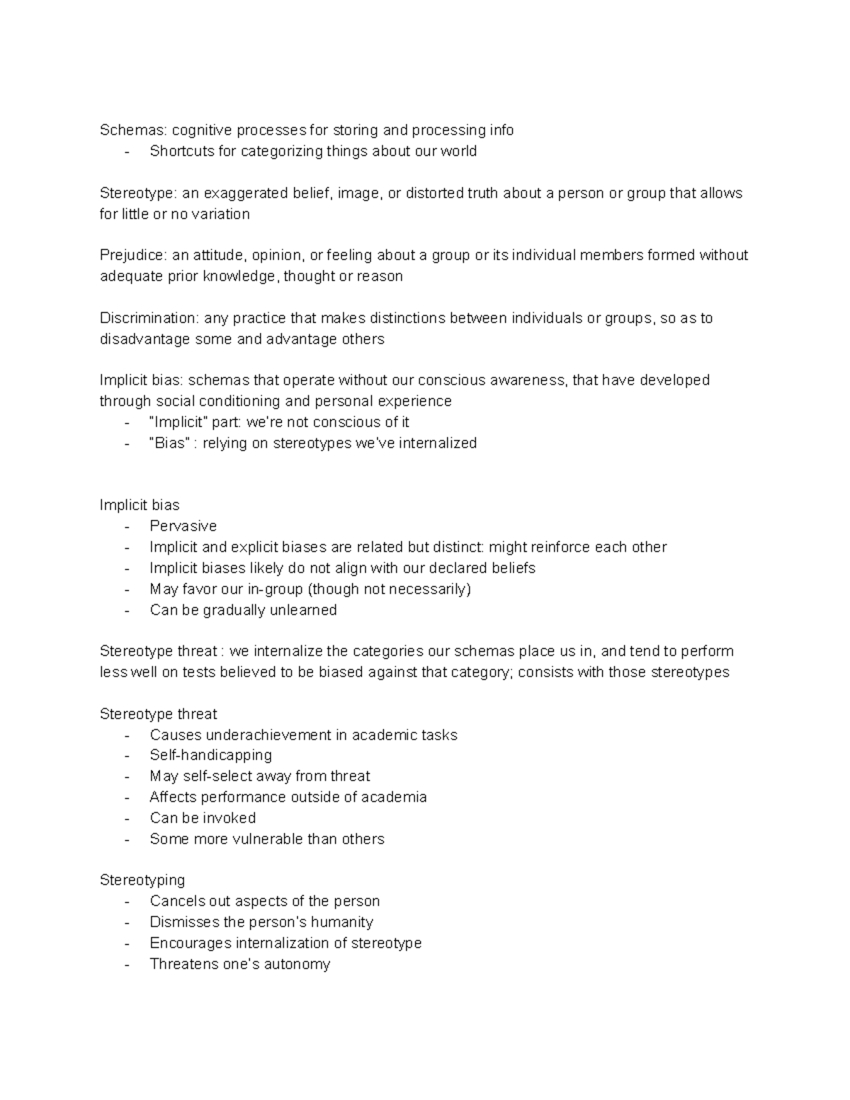 Implicit bias - Studocu