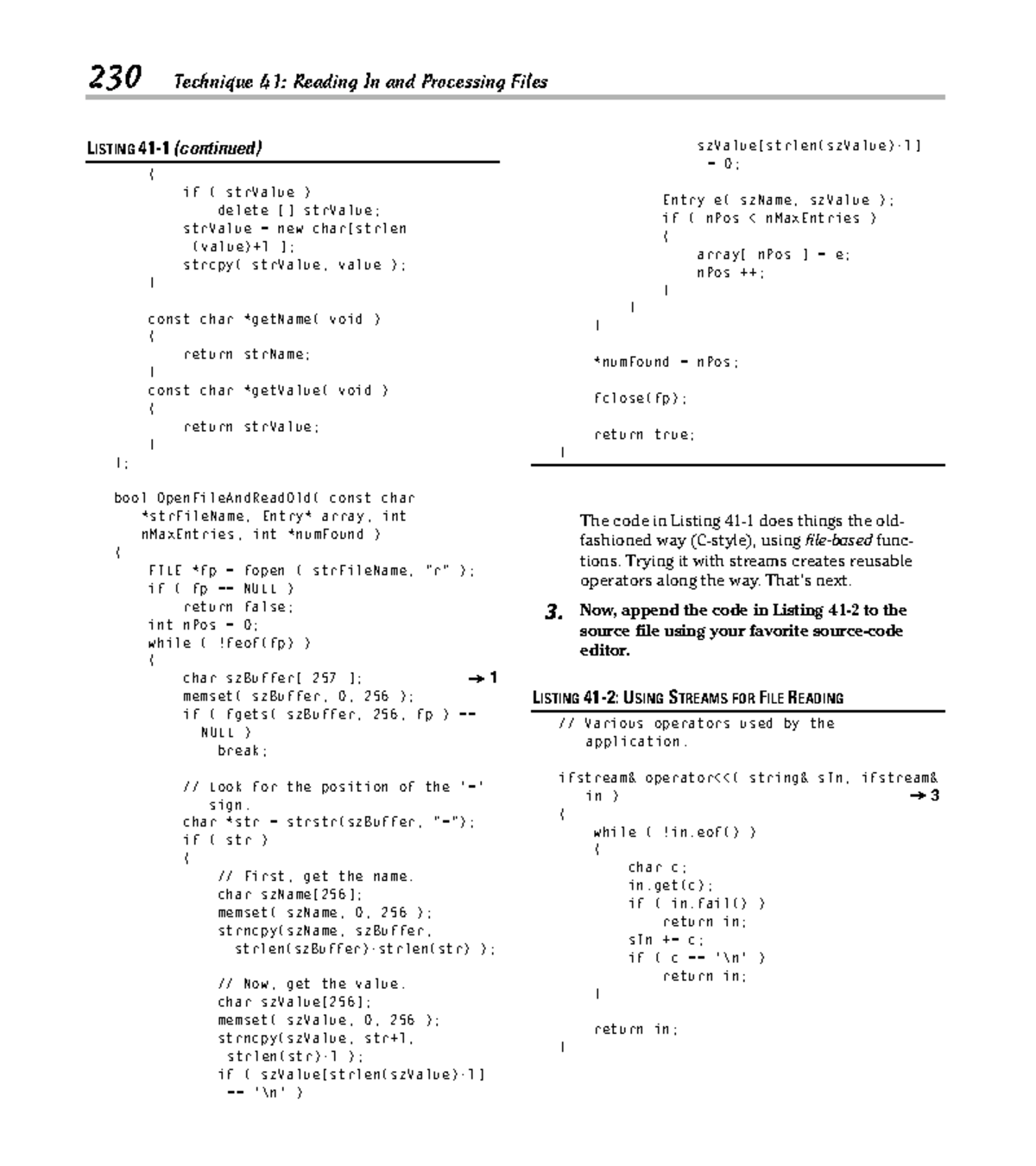 C++ Timesaving Techniques (45) - ####### 230 Technique 41: Reading In and Processing Files - Studocu