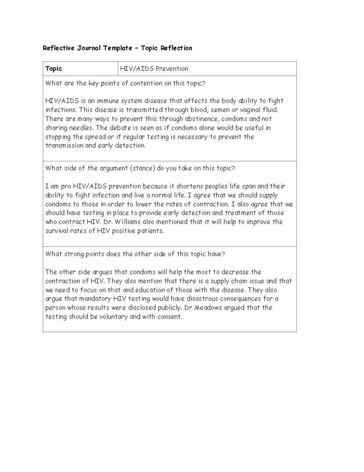 Reflective Journal Template week 7 online phil 434 - Reflective Journal ...