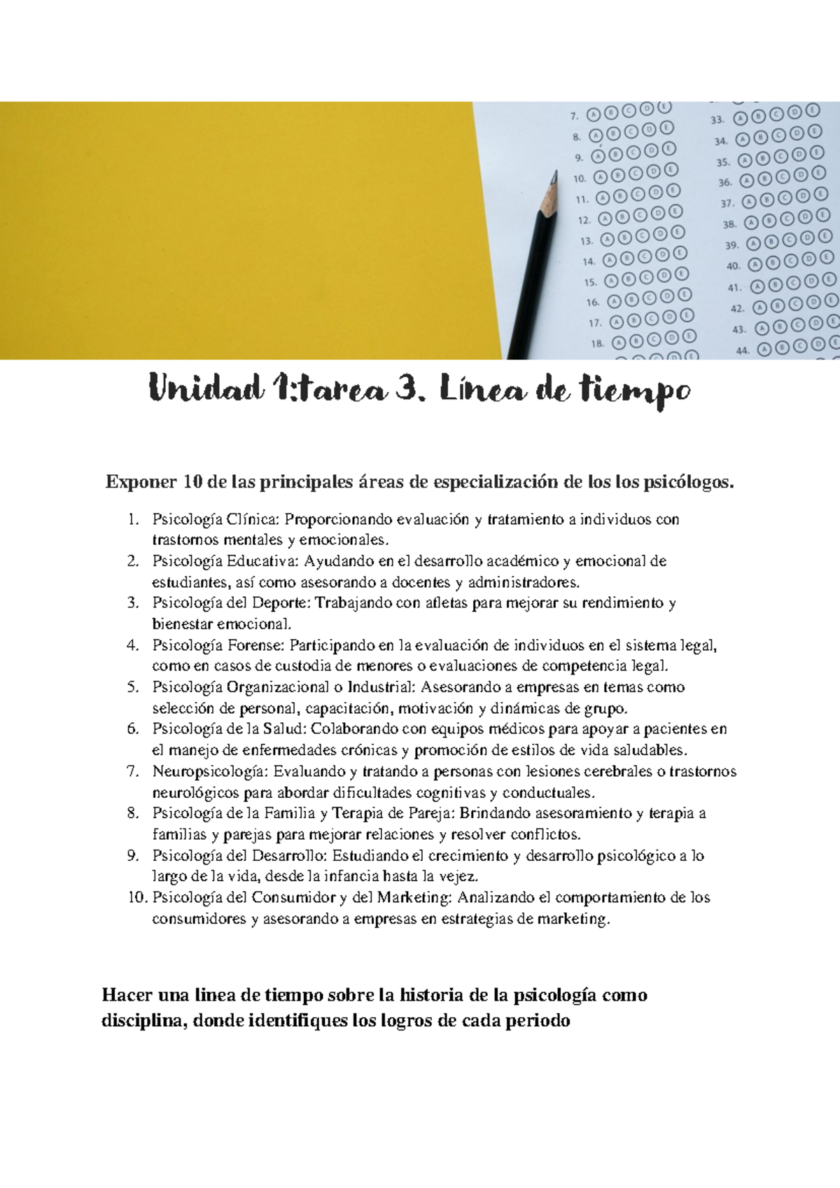 Unidad 1 tarea 3. Línea de tiempo - Unidad 1:tarea 3. Línea de tiempo ...