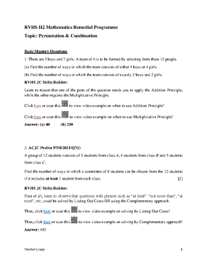 H2MA Remedial DRV Solution (RVHS) - RVHS H2 Mathematics Remedial ...