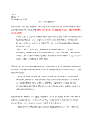 Unit 1 Writing Prompt - Describe a common accepted theory in modern-day ...