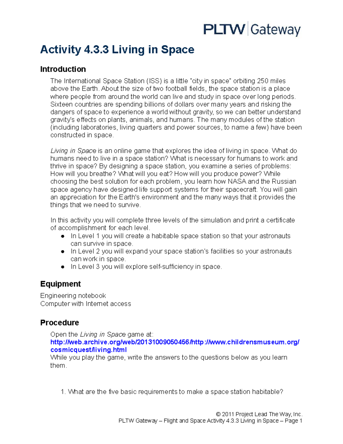 Mariam Jatta's 4.3.3.A Living Space Assignment - Activity 4.3 Living in ...
