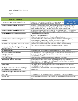 C234 Task 2 Template Current - REM1: Task 2: Workforce Planning ...