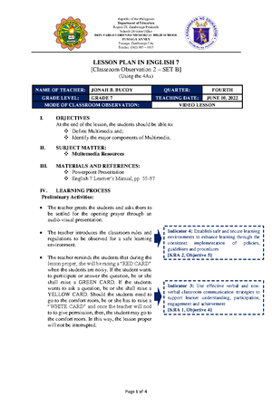 Inset Session Guide Sample Ester S - Republic of the Philippines ...