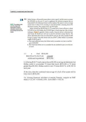FIN223 S2 2020 Tutorial 2 Solution - Tutorial 2 2 a. The euro ...