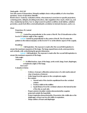 RAD 103 Study Guide Test #1 2021 - RAD 103 TEST #1 STUDY GUIDE 2021 Use ...