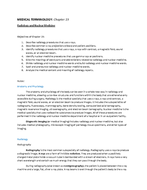 MED TERM Chapter 2 - Lecture notes The Body in Health and Disease ...