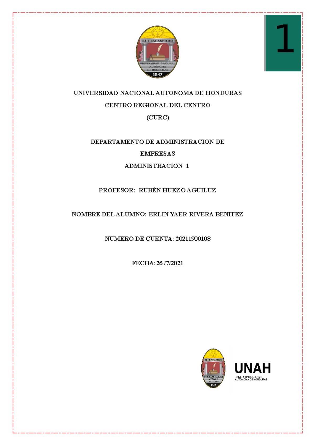 Rivera Erlin U2T311 - información - UNIVERSIDAD NACIONAL AUTONOMA DE ...